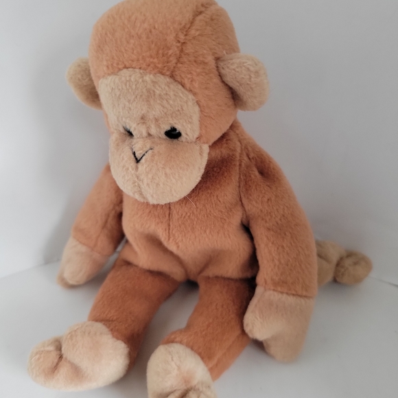 Ty | Toys | Vintage Monkey Plush Beanie Baby Bongo Chimp Chimpanzee Bean Bag Stuffed Animal ...